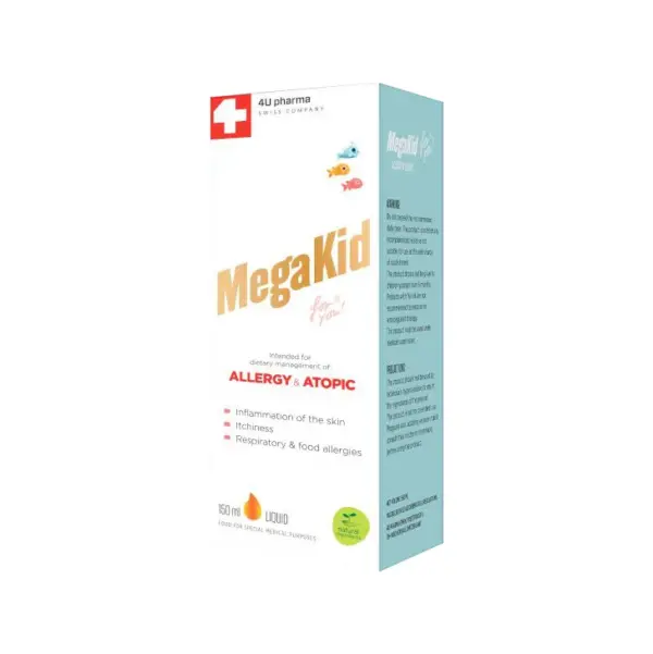 4U Pharma MegaKid For You Allergy & Atopic ulje 150 ml - Pharma Viva